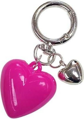 Generico Porte-cl&eacute;s en coeur avec porte-cl&eacute;s en forme de coeur avec porte-cl&eacute;s, porte-cl&eacute;s avec pendentif pour couple et voiture avec pendentif pour sac &agrave; main