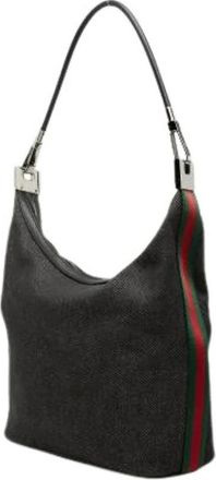 Gucci Sac bandouli&egrave;re vintage Pre-owned - Femme - Pre-owned - Gris - Taille: ONE Size