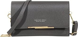 Generic Sac à bandoulière décontracté pour femme avec bandoulière réglable avec fenêtre pour téléphone portable, sac à main pour téléphone portable, sac à ban