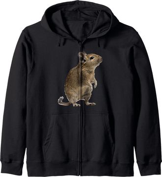 Jimbeels Lustiges Degu | Octodon Degus Accessoire Degu Kapuzenjacke