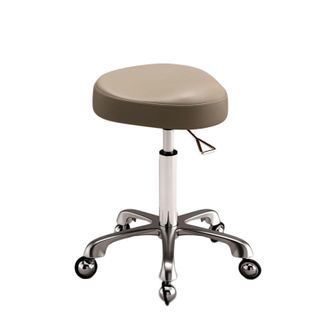 Generic Um 360&deg; drehbarer sattelf&ouml;rmiger Stuhl, ergonomische Sattelhockerr&auml;der, 400 Pfund Tragkraft, geeignet for Spa-Massage und medizinische &Auml;sthetik(Color-