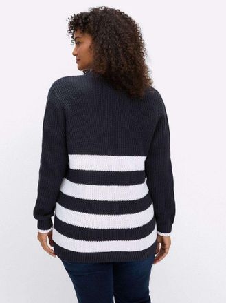 Sheego Strickjacke Cardigan Langarm Feinstrick