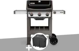 Weber Barbecue gaz Weber Spirit II E-310 + plancha + Housse