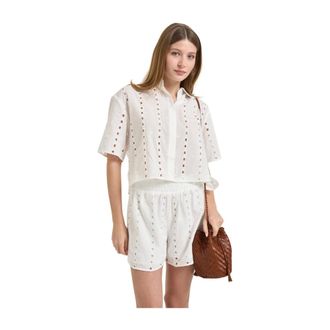 Anine Bing Femme, Blouses et Chemises, Blanc, Taille: 38 FR Chemises