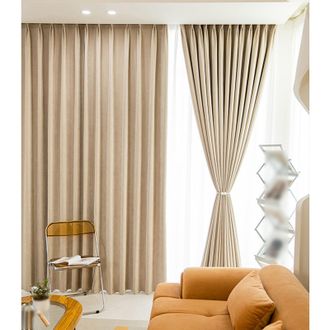 Generic 1 St&uuml;ck Doppelschicht Verdunkelungs, Thermovorhang mit Voile und Metall&ouml;sen, Raumabdunkelung & Isolierung Fensterbehandlung f&uuml;r Schlafzimmer Wohnzimme