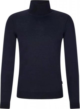 HUGO BOSS Homme, Pulls, Bleu, Taille: L Musso-P Turtleneck Sweater