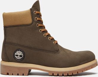 Timberland Wasserdichter Timberland Premium 6-Inch Boot f&uuml;r Herren in Dunkelbraun, Herren, Braun, Gr&ouml;&szlig;e