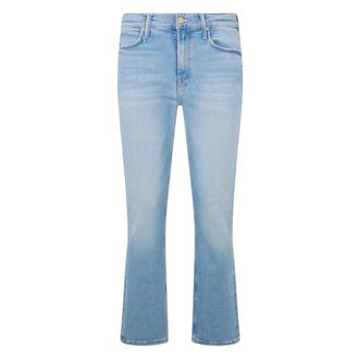 Mother Femme, Jeans, Bleu, Taille: W27 Jean Trois-Quarts