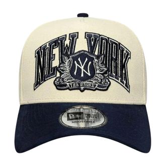 New Era Wordmark Suede E-Frame New York Yankees - unisex - Accessoires - Beige - Taille: ONE Size