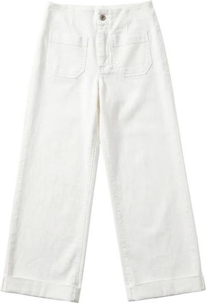 Hope Femme, Pantalons, Blanc, Taille: 42 FR Jeans a Palazzo