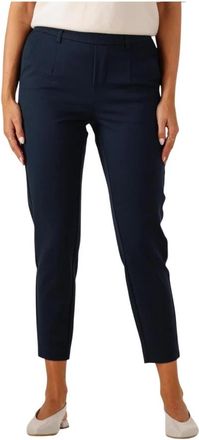 Object Objlisa Slim Pant - - Trousers - Damen - Blau - W34