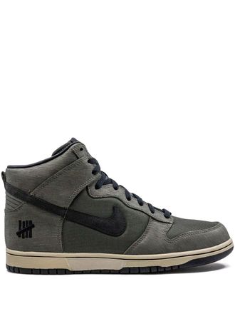 Nike x Undefeated baskets montantes Dunk SP Ballistic - Vert