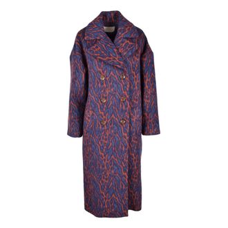Ulla Johnson Wollmischung Zweireiher Mantel - - Coats - Damen - Mehrfarbig - M