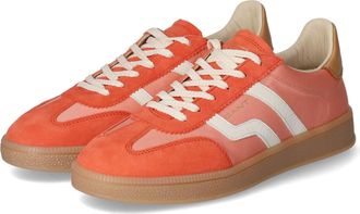 GANT Damen Schn&uuml;rhalbschuh in rot-Kombi - Gr. 42