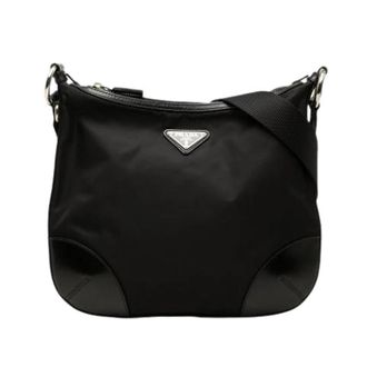 Prada Pre-owned Nylon Umh&auml;ngetasche - - Pre-owned - Damen - Schwarzk - ONE SIZE