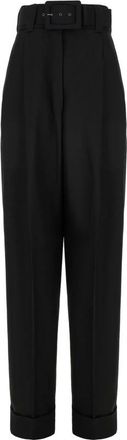 Max Mara Femme, Pantalons, Noir, Taille: 36 FR Pantalon Large