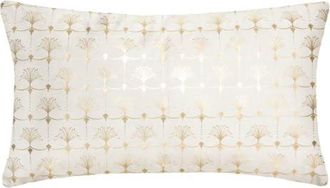 Atmosphera Goldenes Samtkissen Tropic IV 30 x 50 Ivory