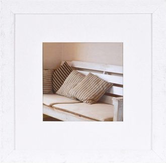 Henzo Driftwood 30x30 weiss Bilderrahmen, Holz, 30 x 30 x 1.5 cm