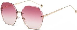 Generic Lunettes De Soleil F&ecirc;te For Femmes Plein Air For Les Vacances Et D&eacute;placements(Red)