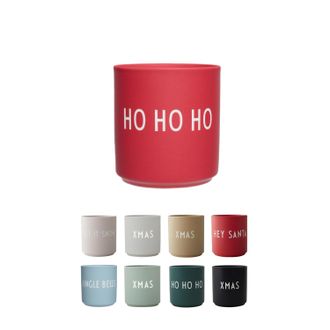 DESIGN LETTERS Lieblingsbecher HO HO HO | Weihnachtstasse für Weihnachtsdeko | Weihnachten Porzellan Kaffeetassen | Weihnachtsgeschenke für Frauen, Weihnachtsgeschen