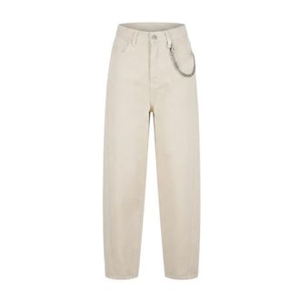 Ermanno Scervino Wide-leg Hosen - - Jeans - Damen - Beige - 2XS