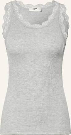 Rosemunde Top Rmwbalta Mit Spitze grau