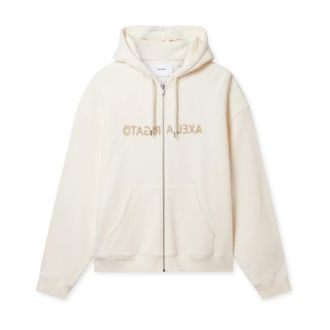 Axel Arigato Rhys Zip Thru Hoodie - - Sweatshirts & Hoodies - Herren - Beige - M