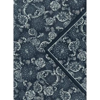 Saison 1865 Foulard carr&eacute; imprim&eacute; en coton