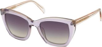 Tous Damen STOB43 Sonnenbrille, VIOLET TOP+ORANGE, 52