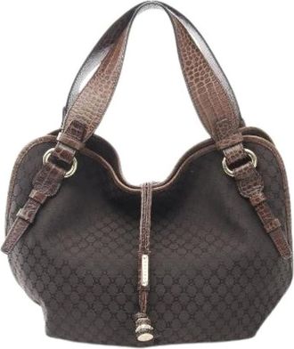 Celine Sac &agrave; main Pre-owned Bittersweet Macadam en cuir - Femme - Pre-owned - Brun - Taille: ONE Size