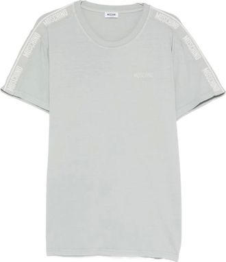 Moschino Homme, Tops, Gris, Taille: XS T-Chemises