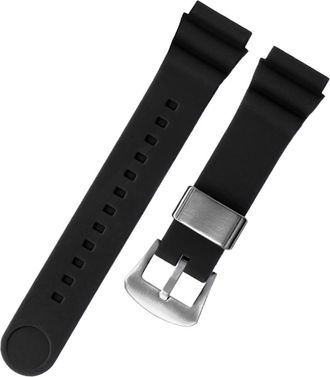 Generic F&uuml;r 5 Nr. Solararmband Herren Silikonkautschukarmband 22mm Sporttauchen in Dosen SNE537 SRPA83J1 Handgelenkband