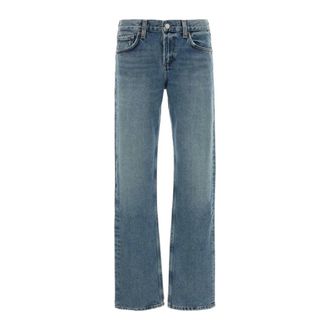 A Gold E Gerades Jeans - - Jeans - Damen - Blau - W24