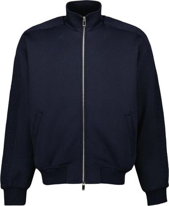 Dior Homme, Sweatshirts et sweats &agrave; capuche, Bleu, Taille: S Veste de surv&ecirc;tement Oblique