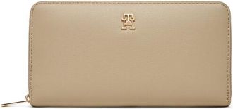 Tommy Hilfiger Geldbörse Th Icon Lrg Za AW0AW17744 Beige