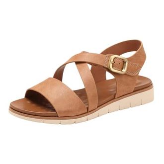 Generic Sandales orthop&eacute;diques d&eacute;t&eacute; pour femme - Mules en cuir souple - Antid&eacute;rapantes - L&eacute;g&egrave;res et respirantes - Chaussures de plage - Loisirs - Sandales pou