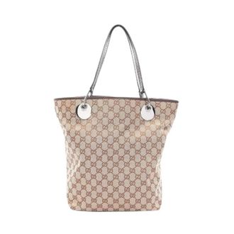 Gucci Pre-owned Eclipse GG Canvas Tote Bag - - Pre-owned - Damen - Beige - ONE SIZE