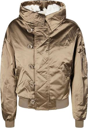 Isabel Marant veste boutonnée Elisa à capuche - Vert