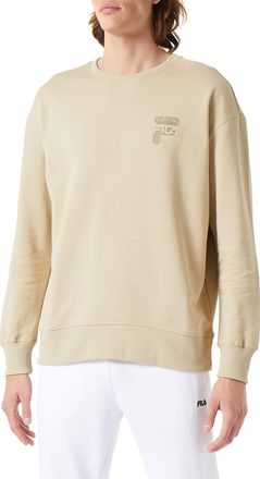 Fila Herren BABEN Oversized Crew Sweatshirt, Fields of Rye, M