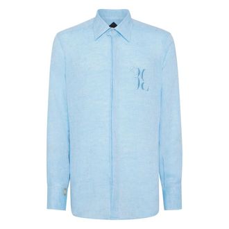 Billionaire Boys Club Chemise LS Silver Cut - Homme - Chemises - Bleu - Taille: XS