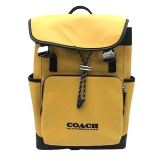 Coach Sac &agrave; dos en tissu Pre-owned - Homme - Pre-owned - Jaune - Taille: ONE Size