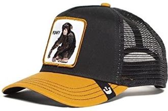 Goorin Brothers The Funky Monkey Black A-Frame Adjustable Trucker Cap - One-Size