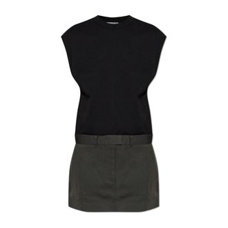 Acne Studios Layered Short Dress - - Dresses - Damen - Schwarzk - M