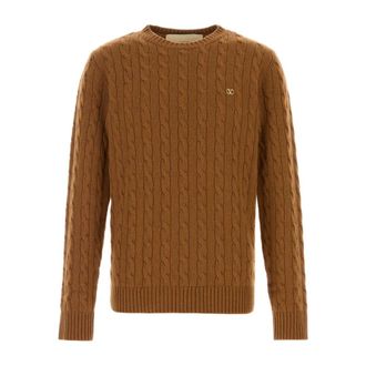 Valentino Garavani Maglia VLogo Signa - - Knitwear - Herren - Braun - S