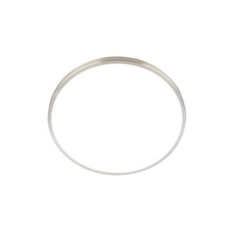 Briloner Plafonnier LED, classe &eacute;nerg&eacute;tique A, 12,7W &agrave; 2900lm, lumi&egrave;re blanche neutre, d&eacute;cor aluminium, salon, chambre, 33x6 cm, nickel mat