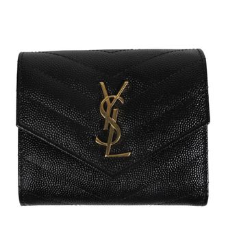 Saint Laurent Cassandre Matelass&eacute; Multi-Folded Wallet