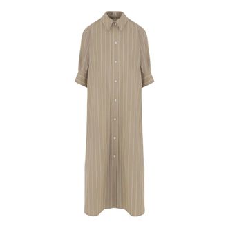 Jil Sander Langes Kleid - - Dresses - Damen - Beige - S