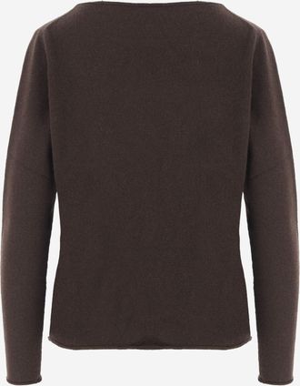 Allude Cashmere Sweater - Brown