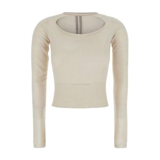 Rick Owens Damen, Strickwaren, Beige, MGr&ouml;&szlig;e