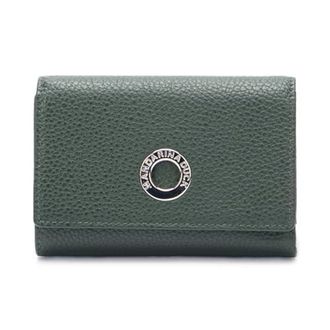 Mandarina Duck Mellow Leather Wallet, Accessoires de Voyage pour Femme, Taille Unique, Pin Vert, Taille Unique